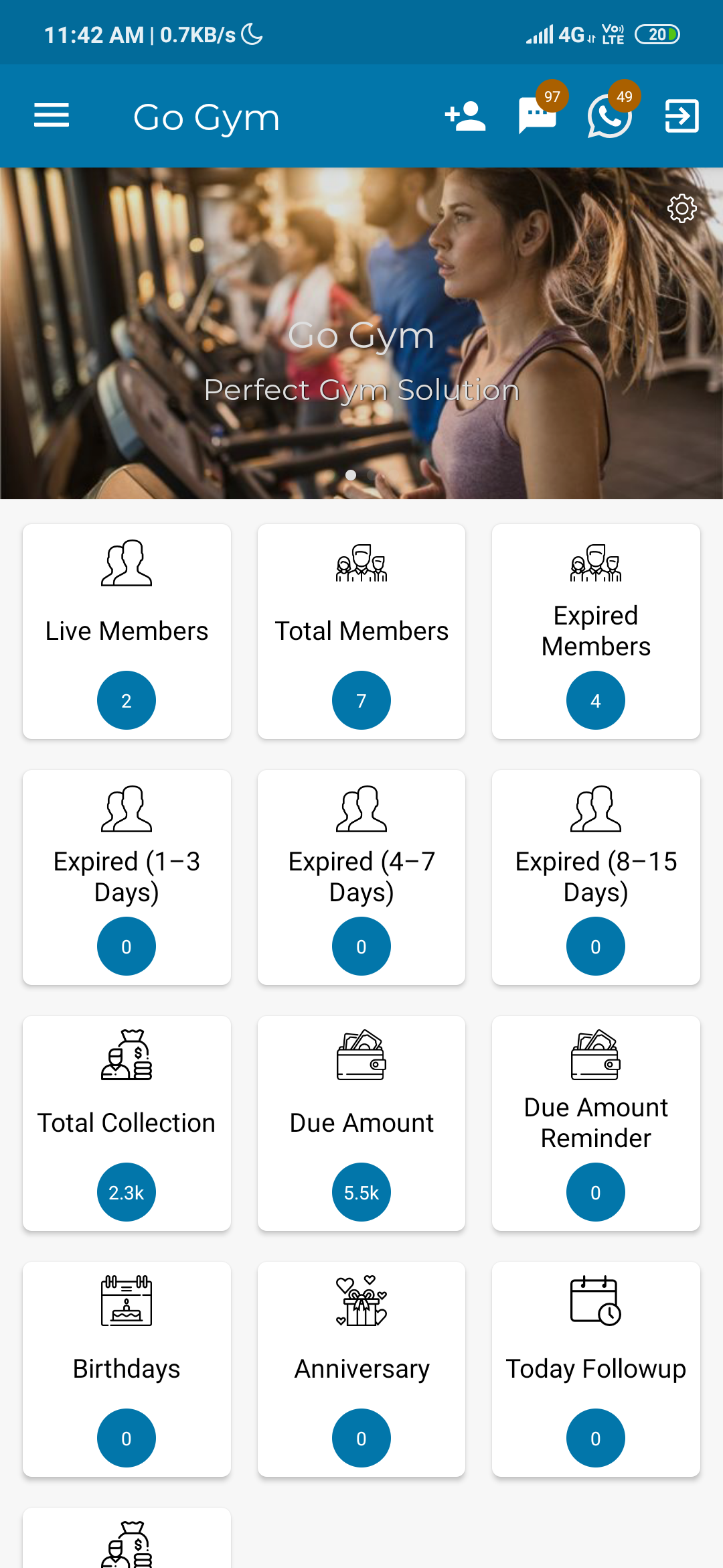GOGYM4U-Best Gym Management App